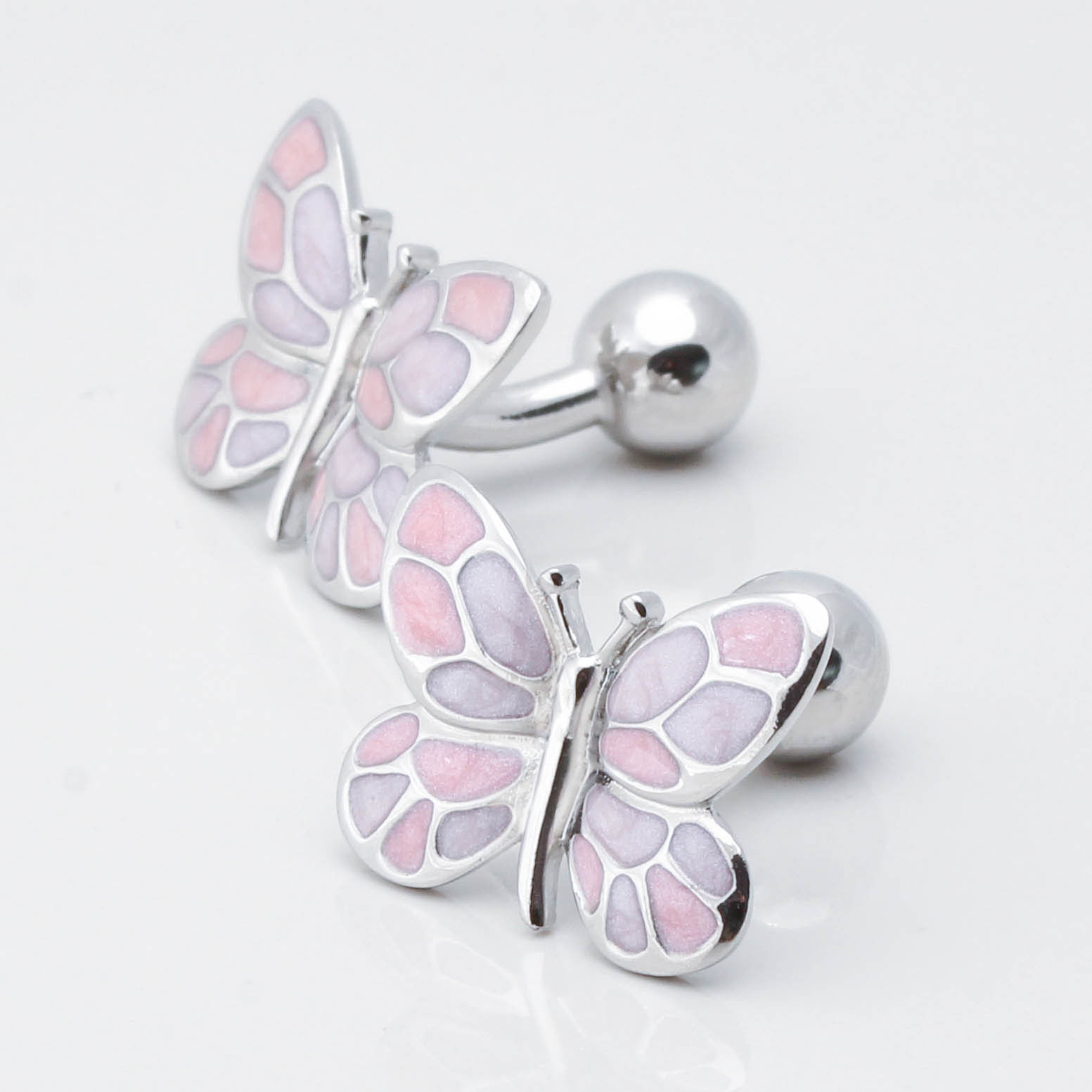 Pink Cufflinks by Badger & Brown. Handcrafted Designs