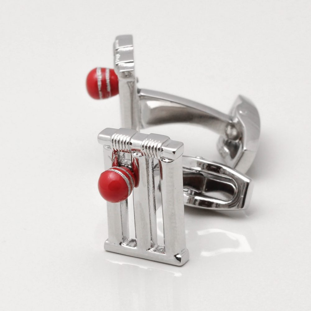 Cricket Stumps & Ball Cufflinks by Badger & Brown. Cufflink ...
