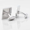 Personalised QR code cufflinks by Badger & Brown. Cufflink ...