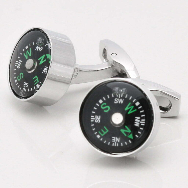 Real Working Compass Cufflinks by Badger & Brown. Cufflink ...
