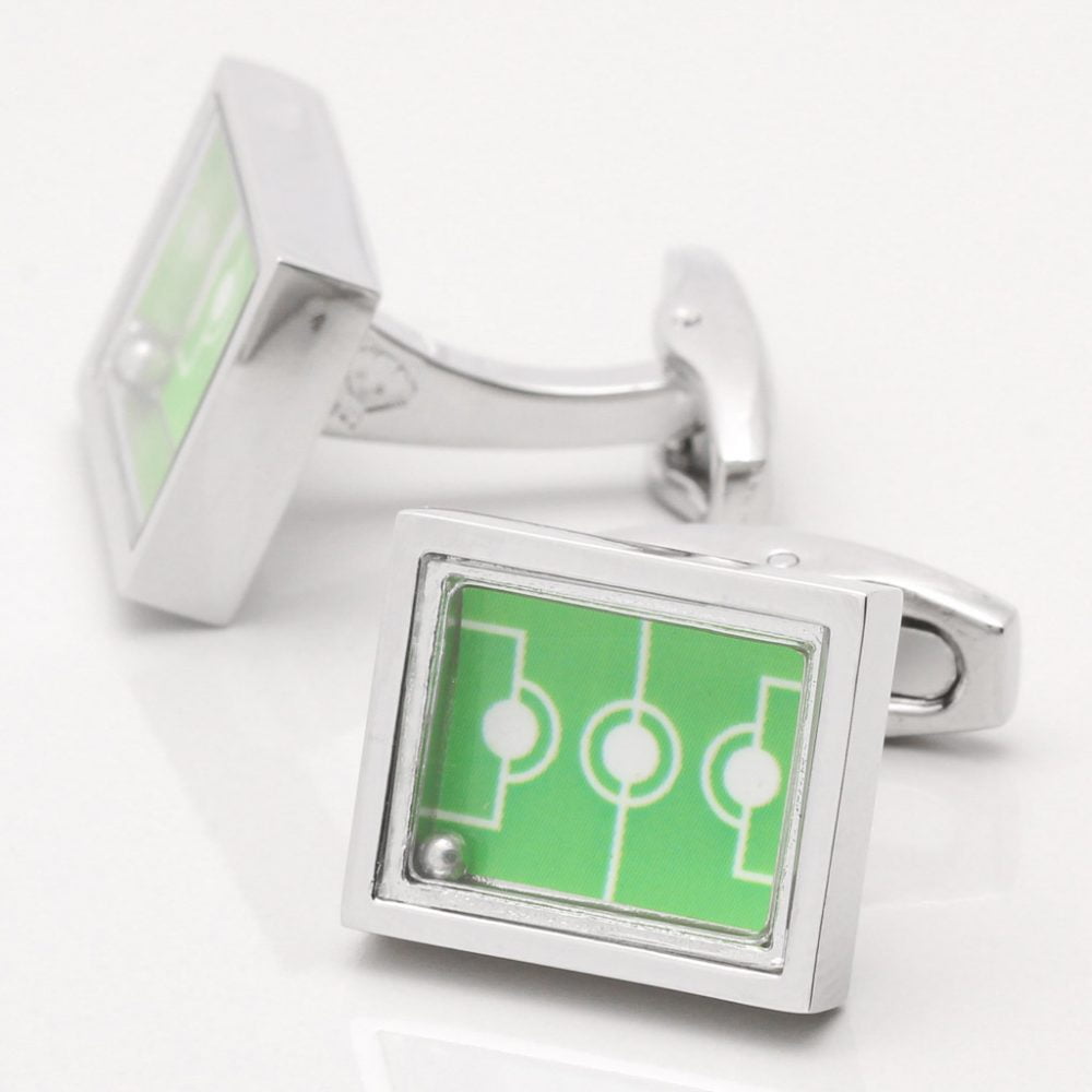 Football Pitch Cufflinks by Badger & Brown. The Cufflink ...