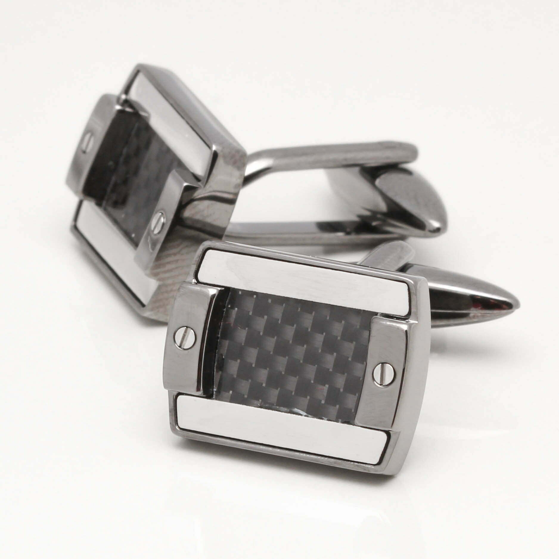 Gunmetal Cufflinks by Badger & Brown. Handcrafted Designs