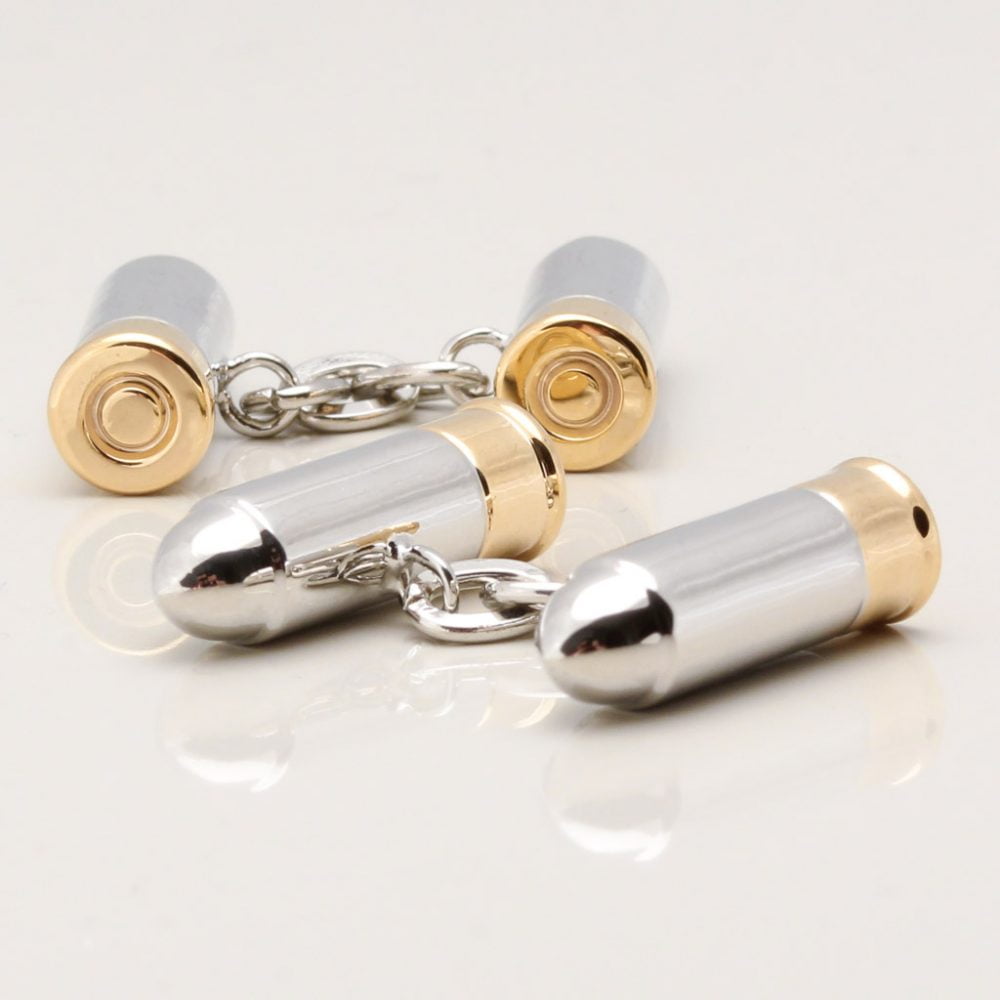 Double Bullet Chain Cufflinks by Badger & Brown. The Cufflink ...