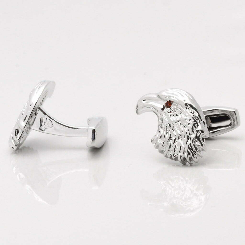 Eagle Head Cufflinks by Badger & Brown. The Cufflink Specialists