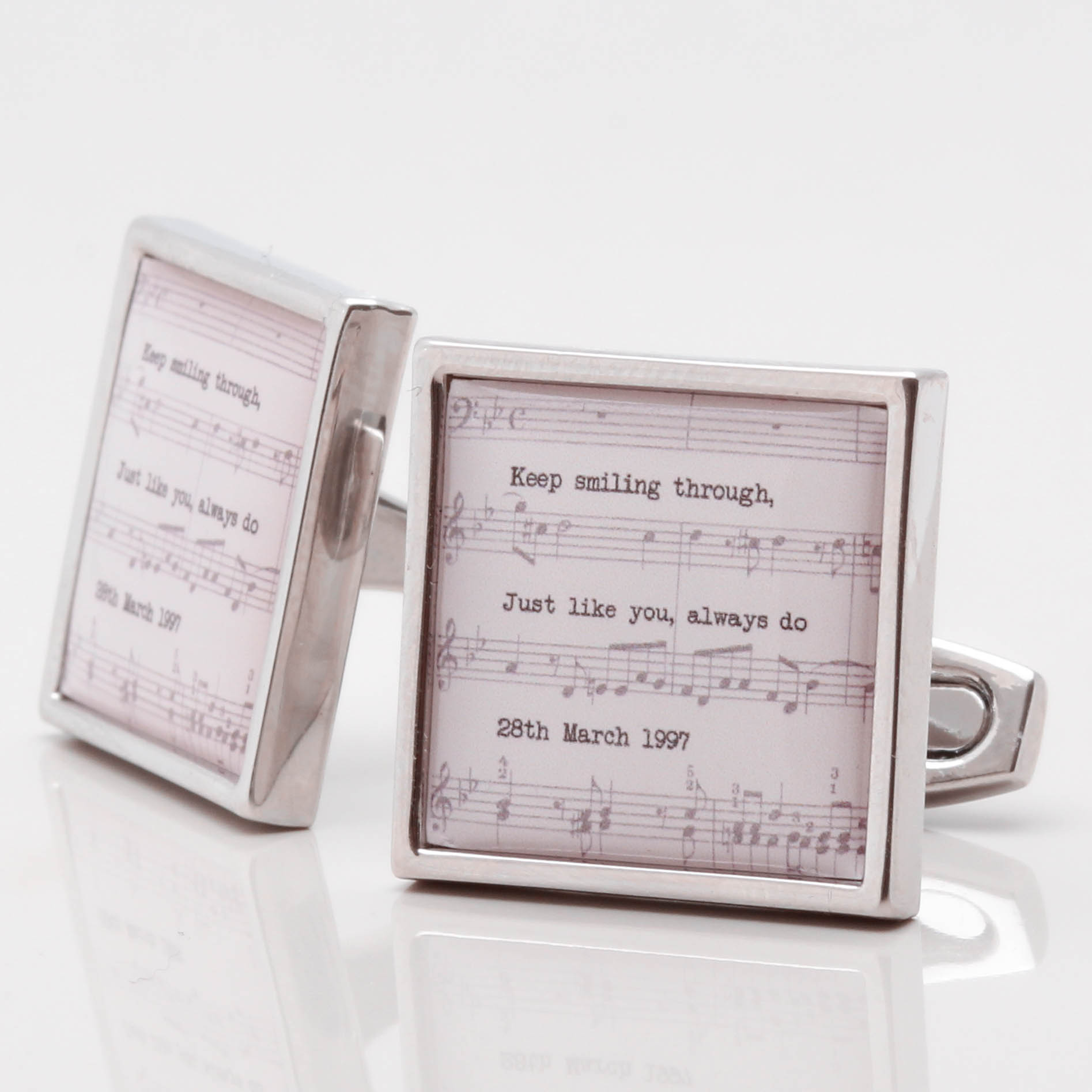Music Cufflinks by Badger & Brown. The Cufflink Specialists