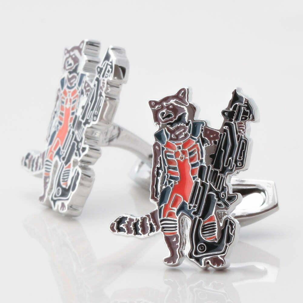 Guardians of the Galaxy 'Rocket' Cufflinks by Badger & Brown.