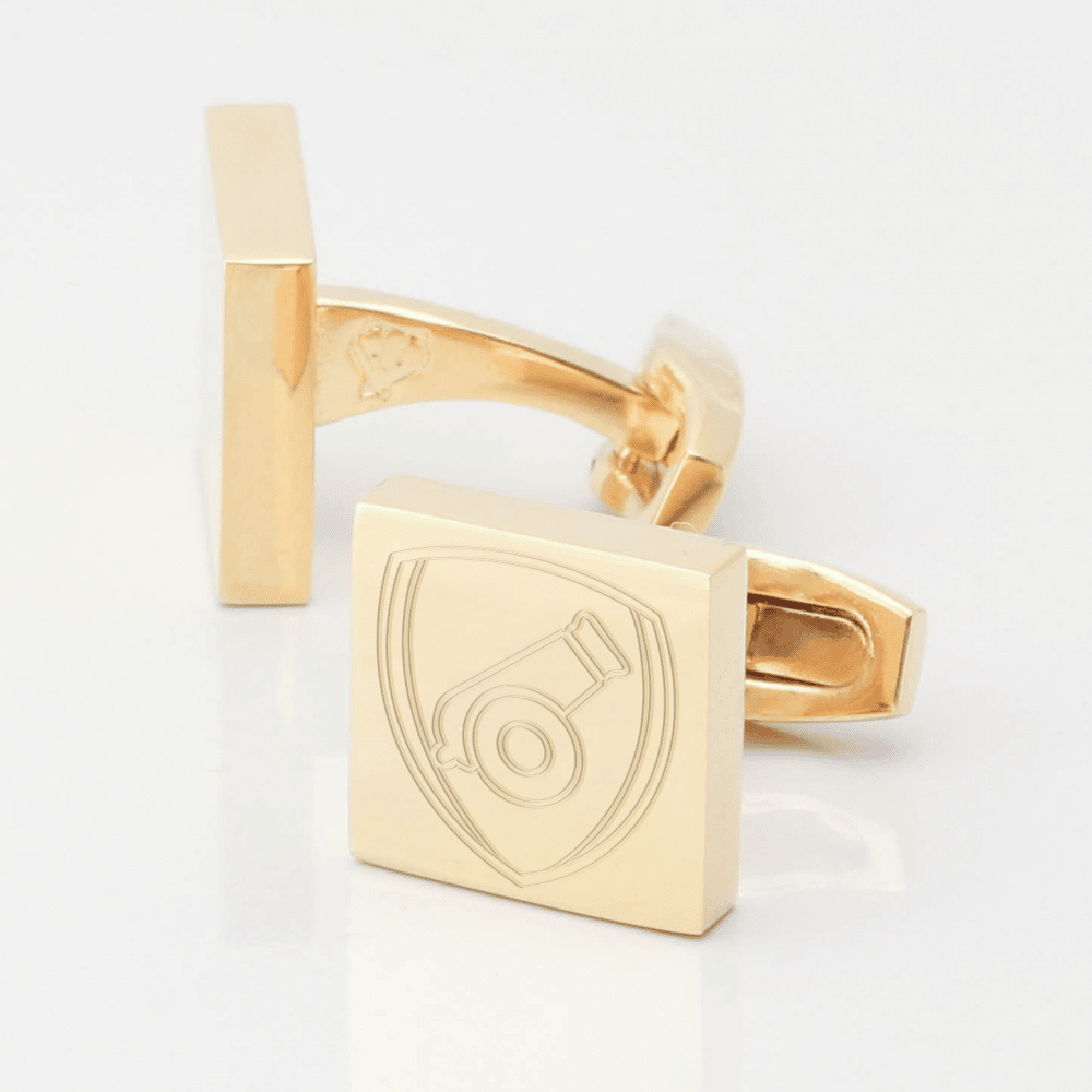 Arsenal Football Engraved Cufflinks by Badger & Brown.Badger and Brown ...