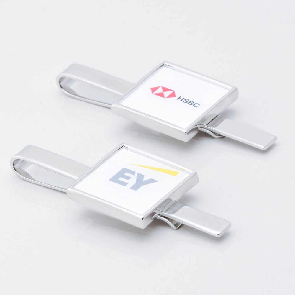 Square Logo Tie Slide by Badger & Brown. Tie Slide SpecialistsBadger ...