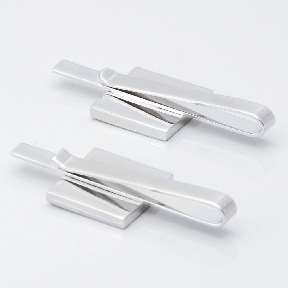 Square Logo Tie Slide by Badger & Brown. Tie Slide SpecialistsBadger ...