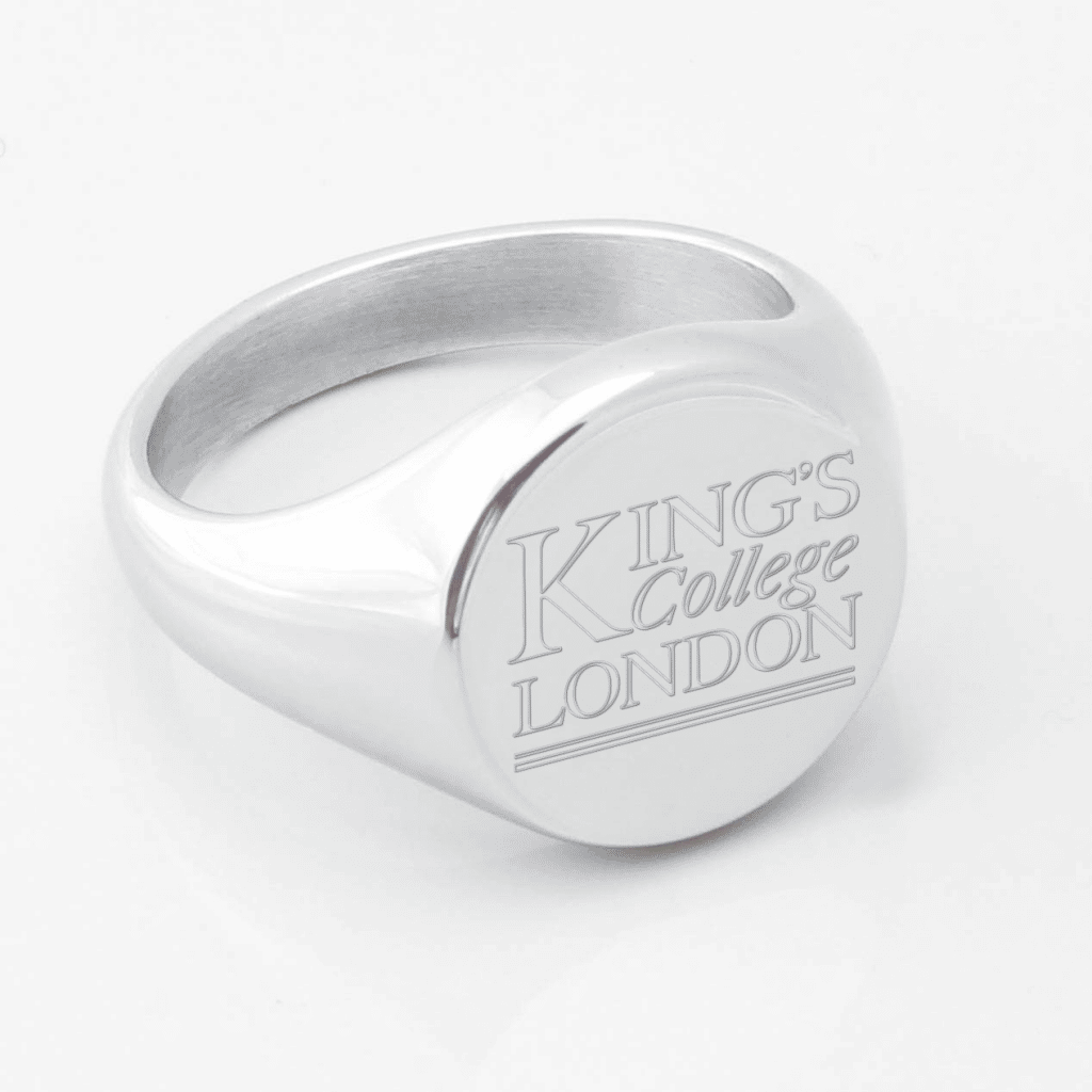 Kings College London Engraved Signet Ring By Badger & BrownBadger and ...